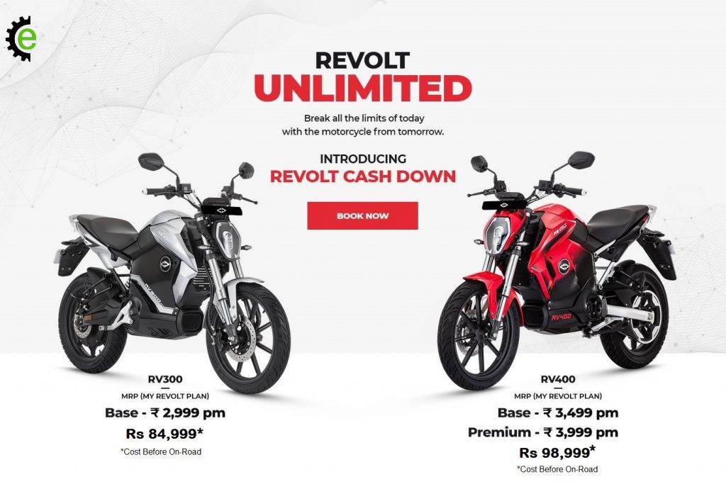 Revolt Motors introduces One Time Payment Option - The Revolt Cash Down ...